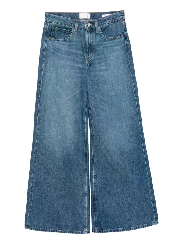 FRAME Wide-leg Jeans - Blue