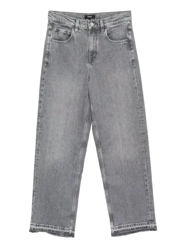 Theory Straight-leg Jeans - Grey