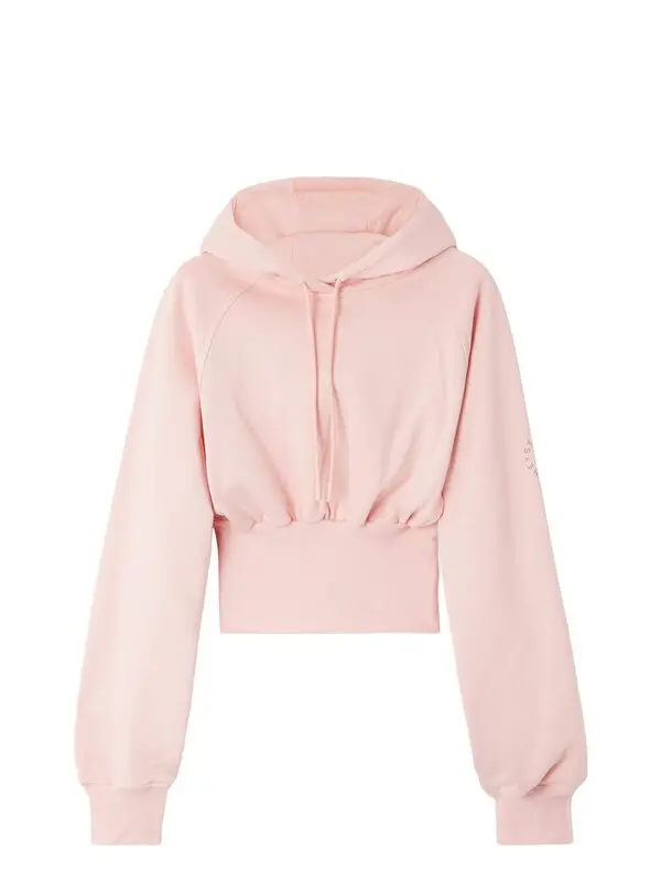 Adidas By Stella McCartney Truecasuals Cropped Hoodie - Pink