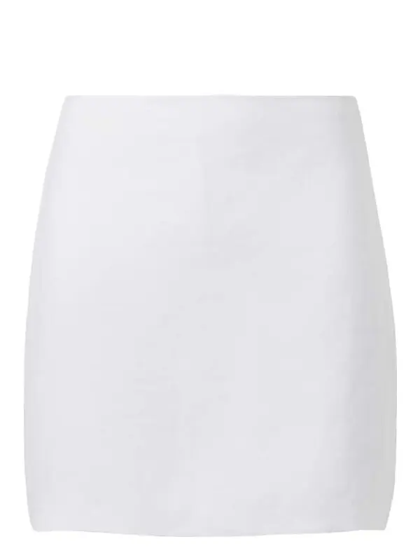 Posse Alice Linen Mini Skirt - White