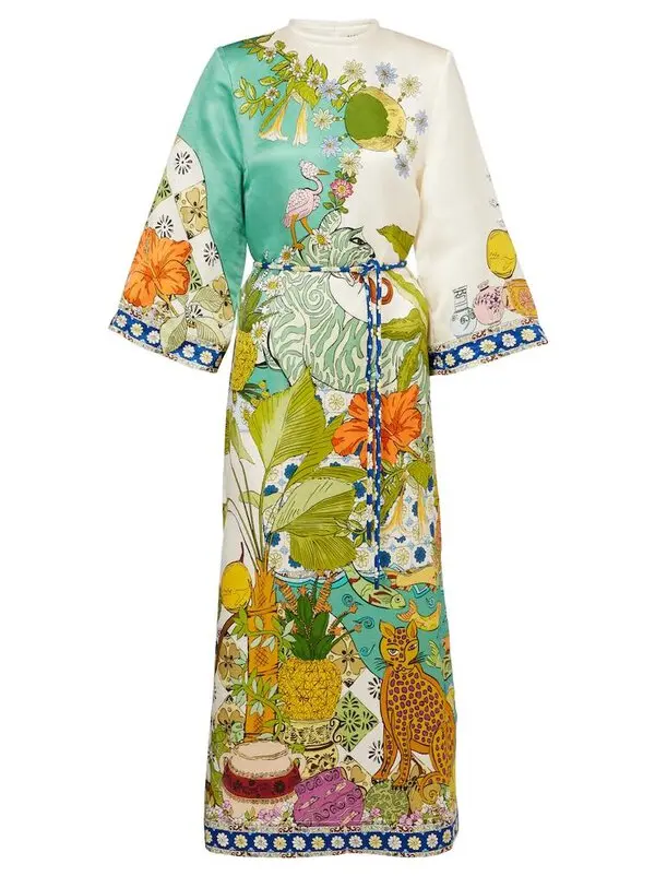 ALEMAIS Alémais Hazel Printed Maxi Dress - Multicoloured
