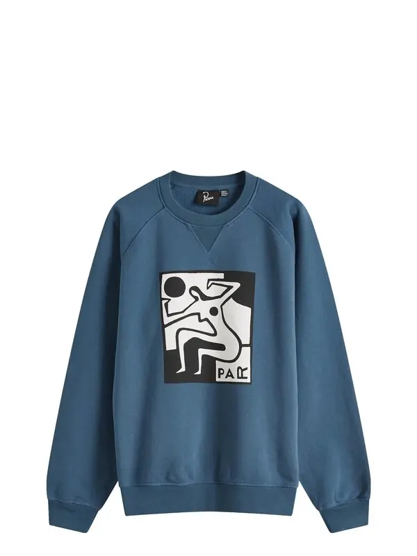 PARRA Ball Sports Crewneck Sweatshirt - Dark Blue