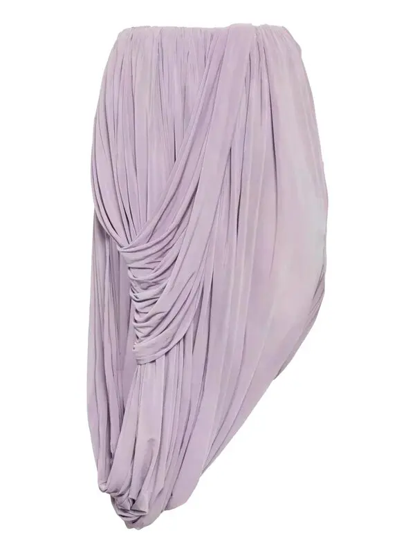 Christopher Esber Swept Draped Skirt - Purple