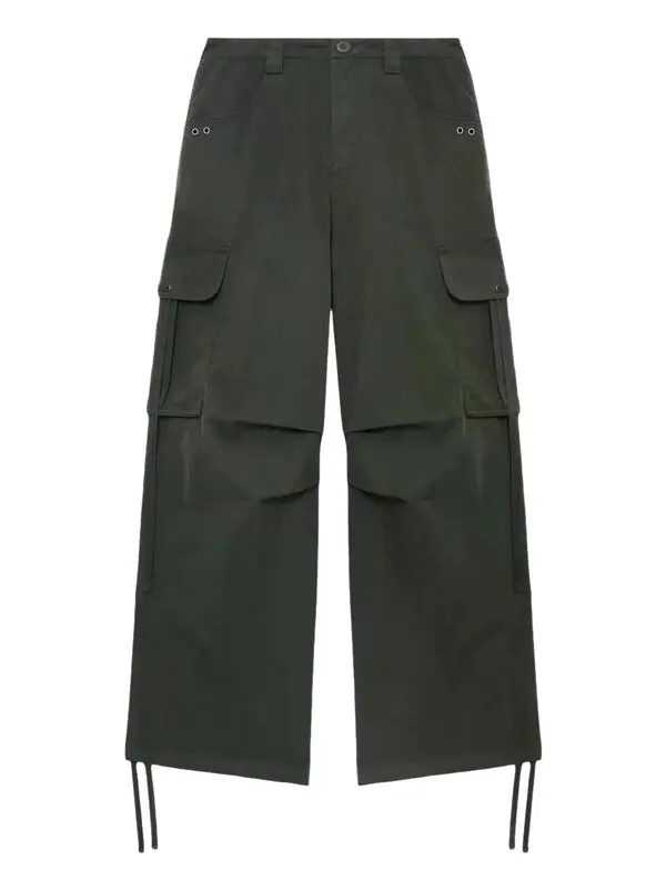 TOUT A COUP Wide-leg Cargo Trousers - Green