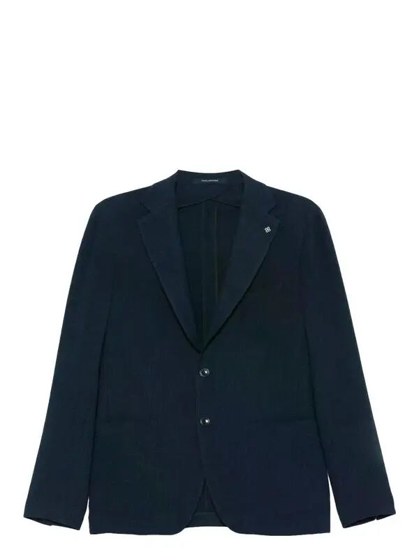 Tagliatore Textured Blazer - Blue