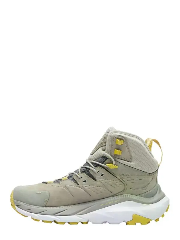 HOKA® Logo-debossed Boots - Green