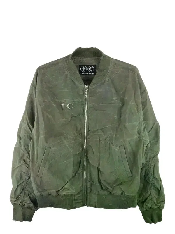 THUG CLUB Charlie Bomber Jacket - Green