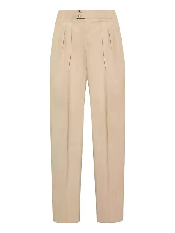 Paul Smith Pressed-crease Trousers - Neutrals