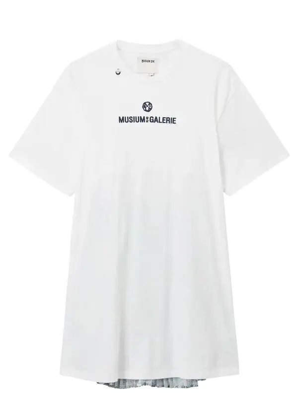MUSIUM DIV. Cotton T-shirt Dress - White