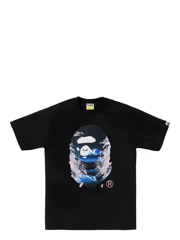 A BATHING APE Sakura T-shirt - Black