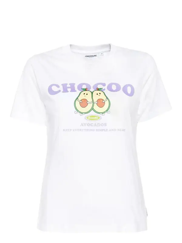 CHOCOOLATE Graphic-print T-shirt - White
