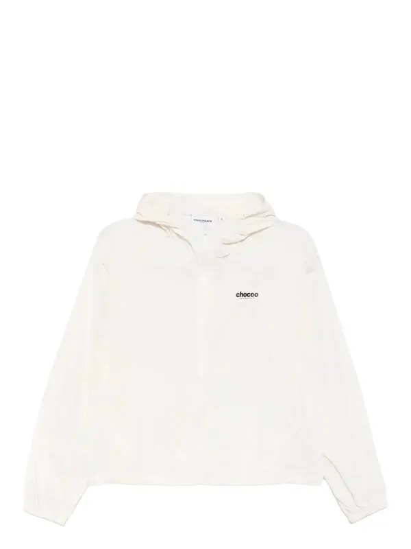 CHOCOOLATE Logo-print Jacket - White