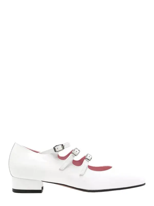 CAREL Ariana 20mm Mary Jane Shoes - White