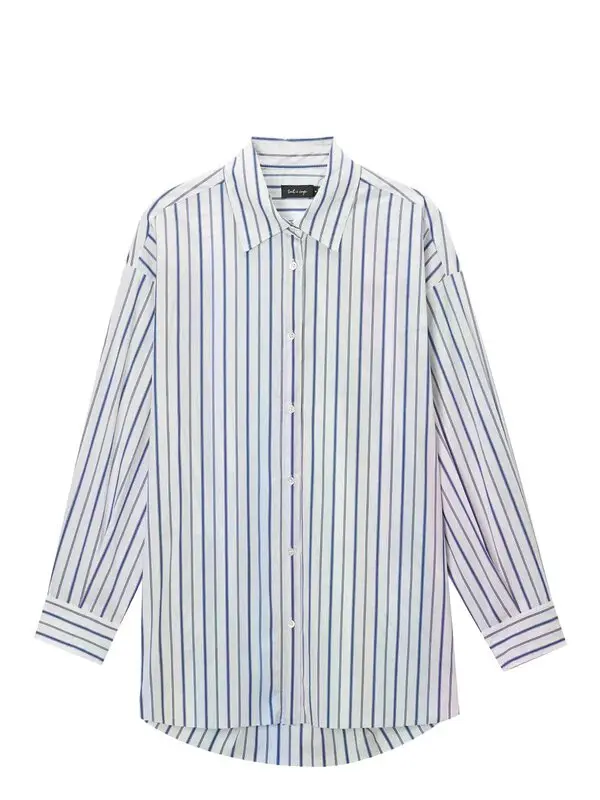 TOUT A COUP Striped Shirt - White