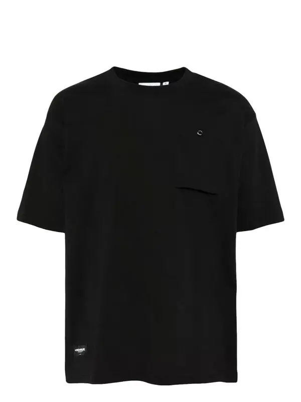 CHOCOOLATE Logo-patch T-shirt - Black