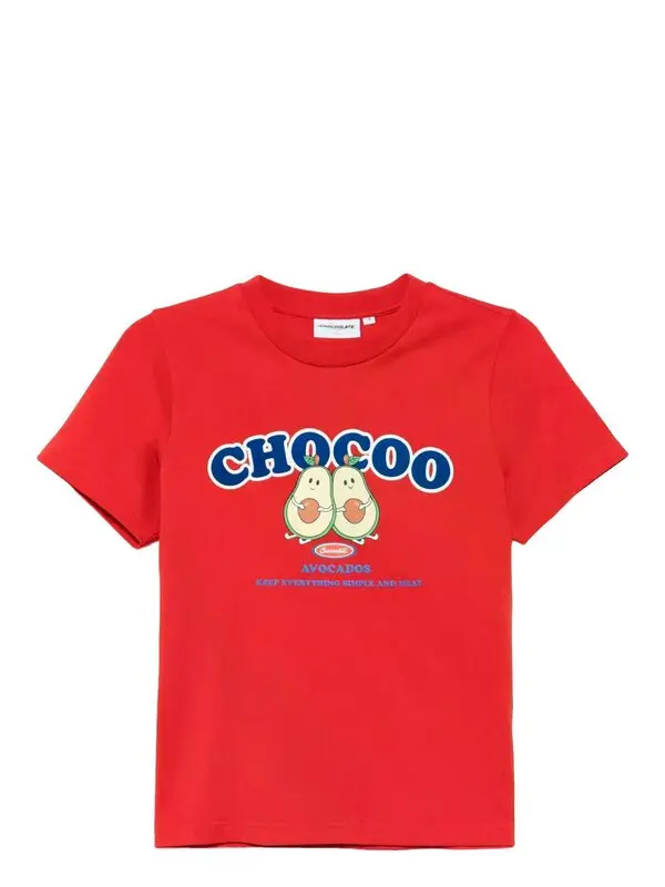 CHOCOOLATE Graphic-print T-shirt - Red