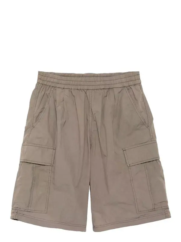 CHOCOOLATE Drawstring Cargo Shorts - Neutrals