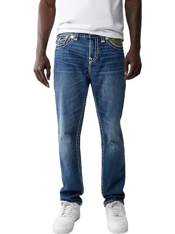 True Religion Ricky Sport Buddhacam Jeans - Lake View Medium Wash