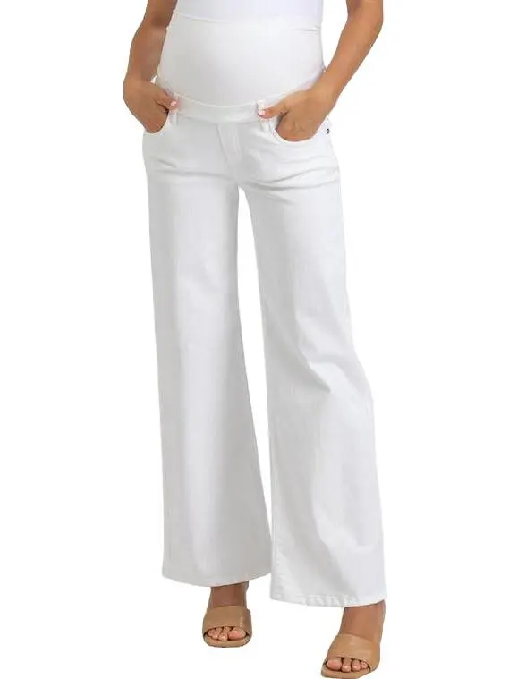 PIETRO BRUNELLI Wide Leg Jeans - White