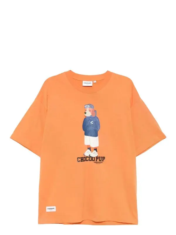 CHOCOOLATE Graphic-print T-shirt - Orange