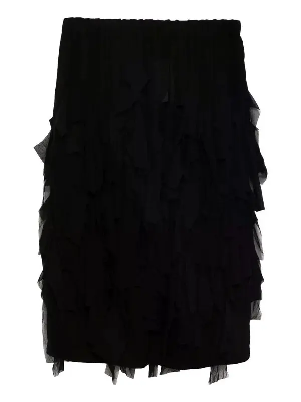 Comme Des Garçons Asymmetric Skirt - Black