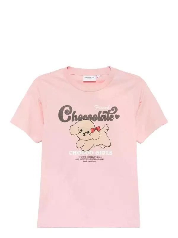 CHOCOOLATE Graphic-print T-shirt - Pink