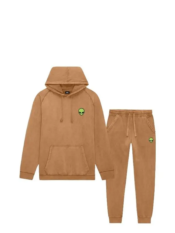 DALIX Hoodie And Jogger Set - Camel