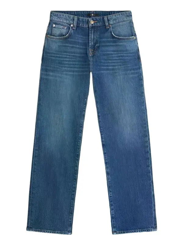 7 For All Mankind Calie Straight-leg Jeans - Blue