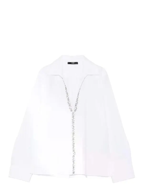 Seventy Crystal-embellishment Blouse - White