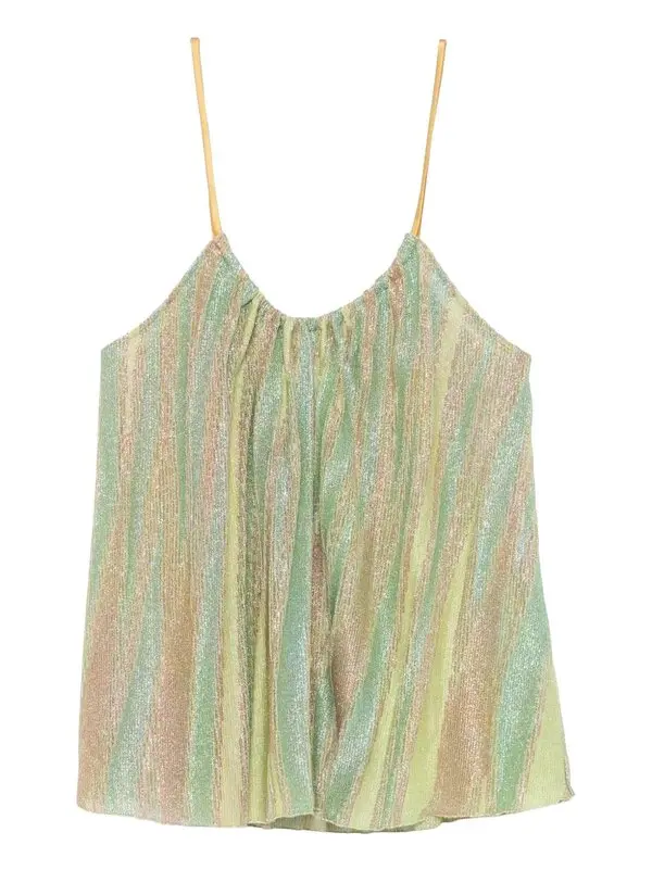 FORTE_FORTE Lurex Top - Green
