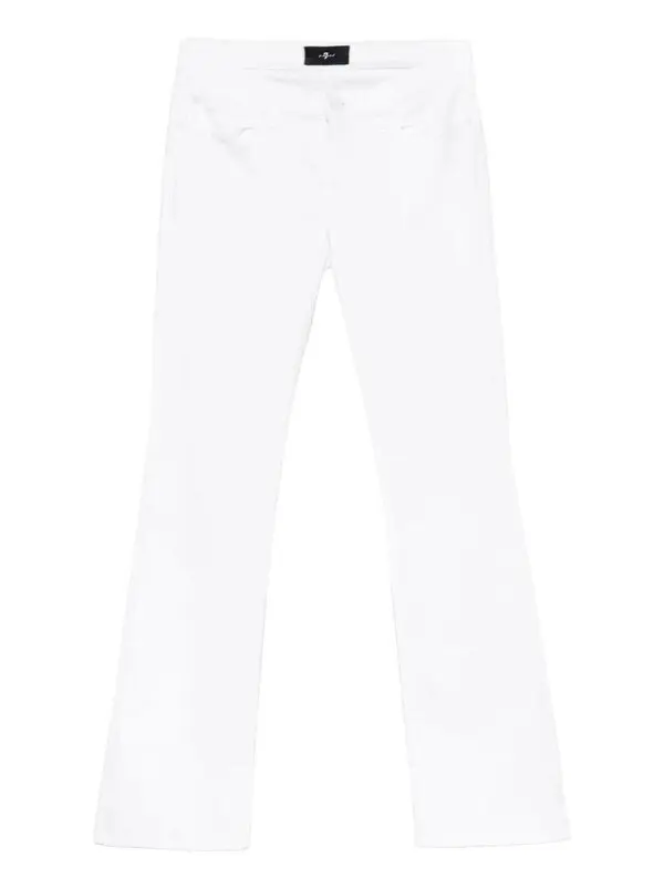 7 For All Mankind Bootcut Jeans - White