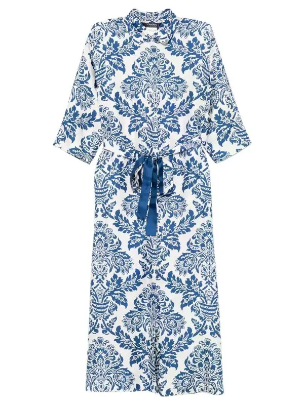 Max Mara Camelia Maxi Dress - Blue