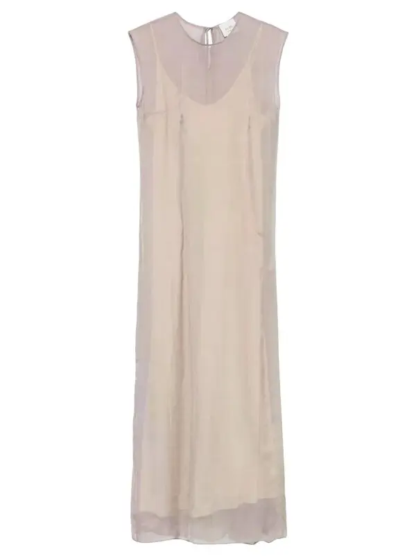 ALYSI Chiffon Maxi Dress - Purple