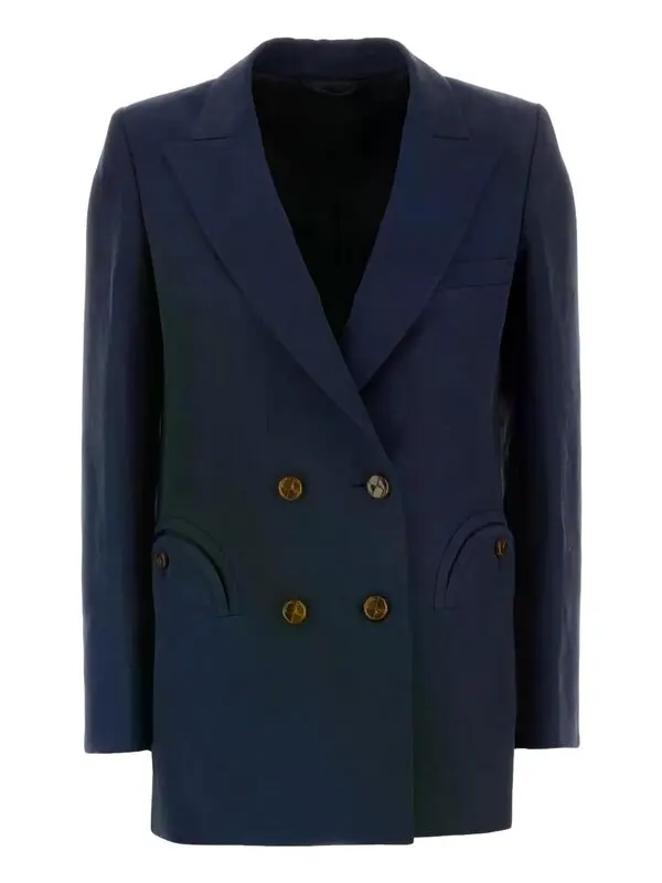 BLAZÉ MILANO Savannah Double-breasted Blazer - Blue