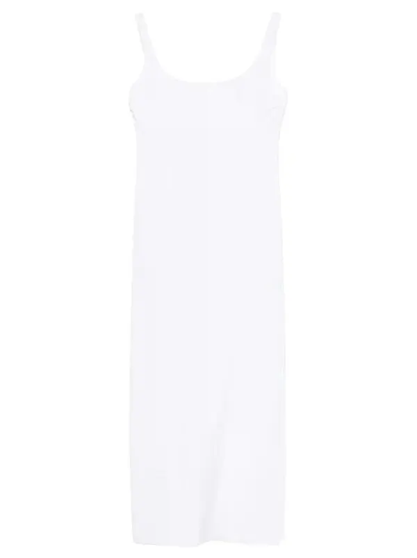 FISICO Sleeveless Midi Dress - White