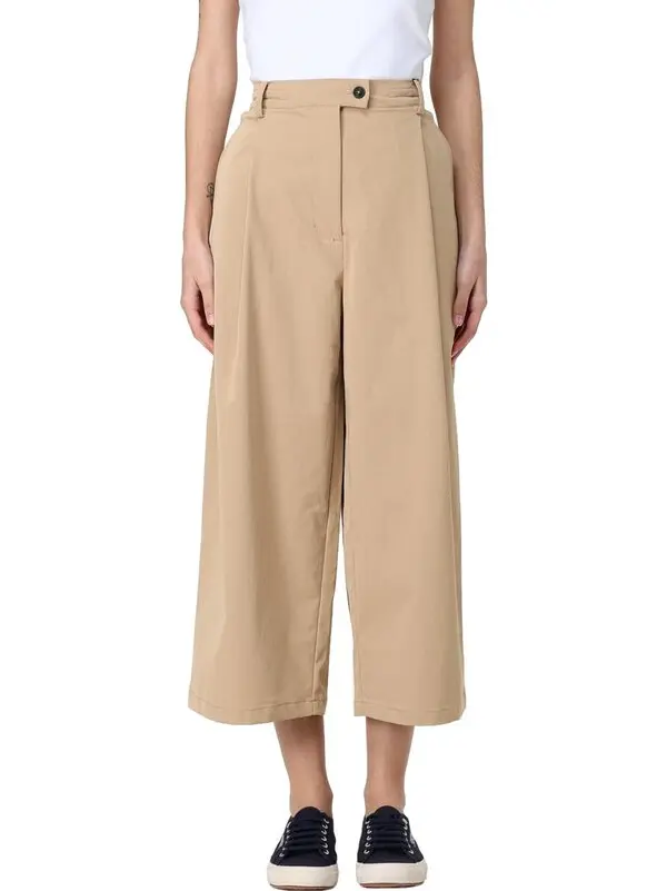 SAVE THE DUCK Wide Leg Trousers - Beige