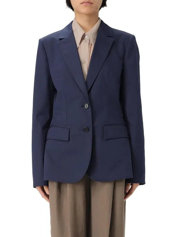 Alberta Ferretti Collared Jacket - Blue