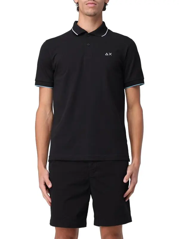 SUN 68 Polo Shirt - Black