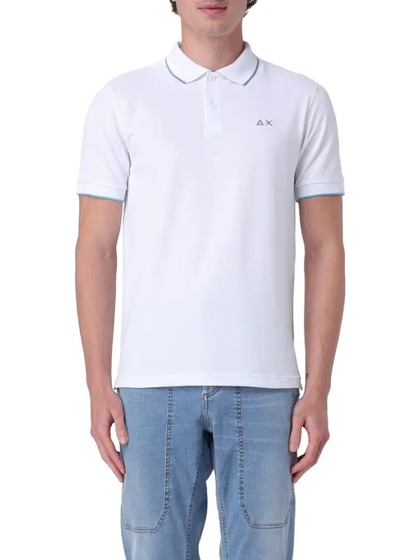 SUN 68 Polo Shirt - White