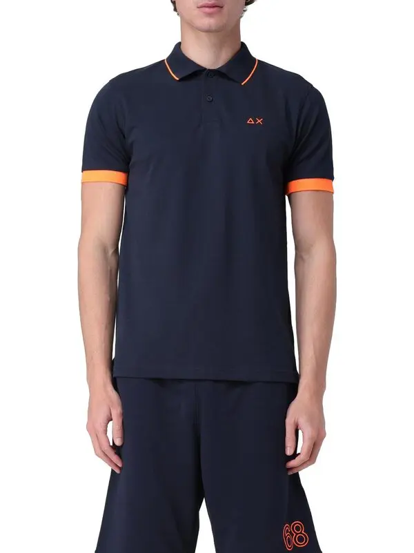 SUN 68 Polo Shirt - Blue