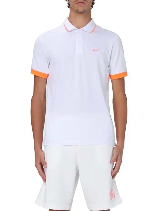 SUN 68 Polo Shirt - White