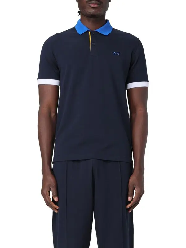 SUN 68 Polo Shirt - Navy