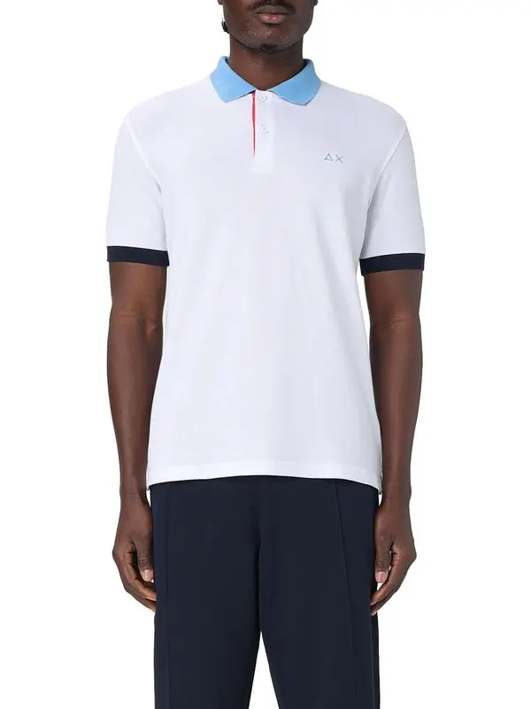 SUN 68 Polo Shirt - White