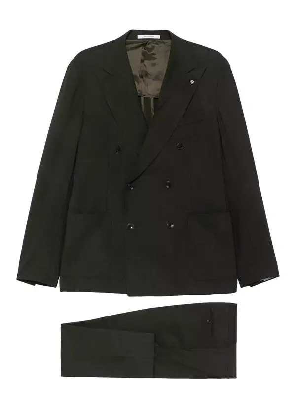 Tagliatore Double-breasted Suit - Green