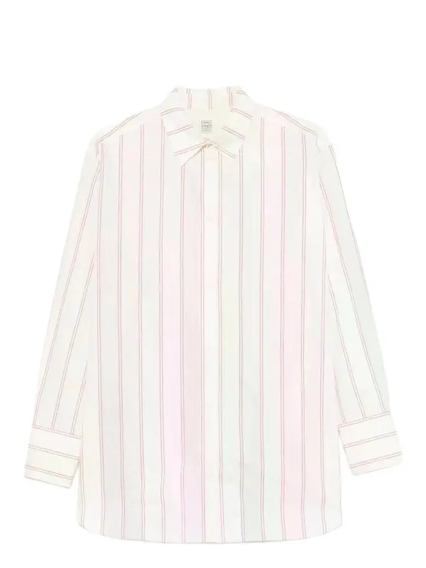 TOTEME Striped Shirt - Neutrals