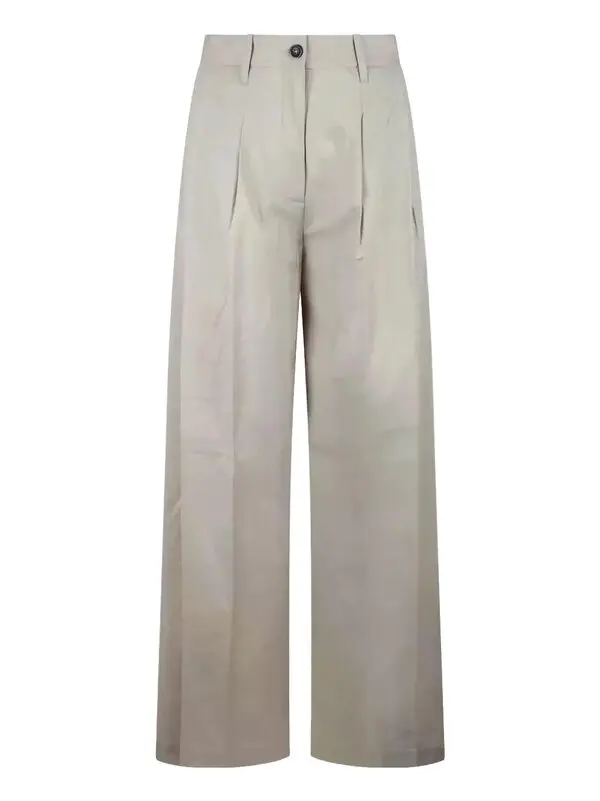 NINE:INTHE:MORNING Pleat-detailing Trousers - Neutrals