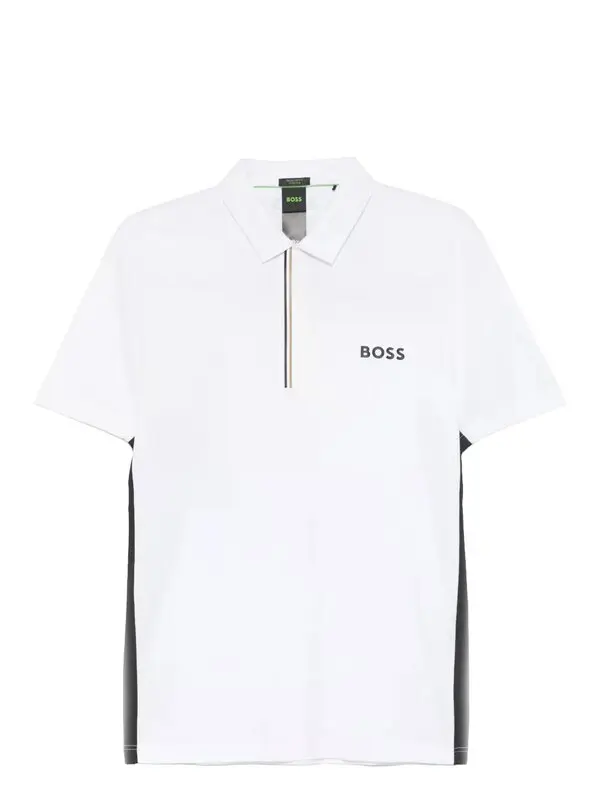 BOSS Paddytech Pro Polo Shirt - White