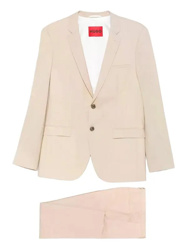 Hugo Single-breasted Suit - Neutrals
