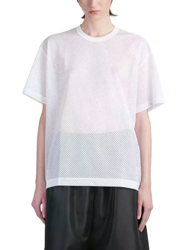 Comme Des Garçons Mesh T-shirt - White