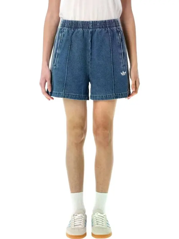 Adidas Denim Shorts - Blue